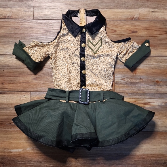 Weissman | Costumes | Weissman Costumes Girls Military Dance Skating ...